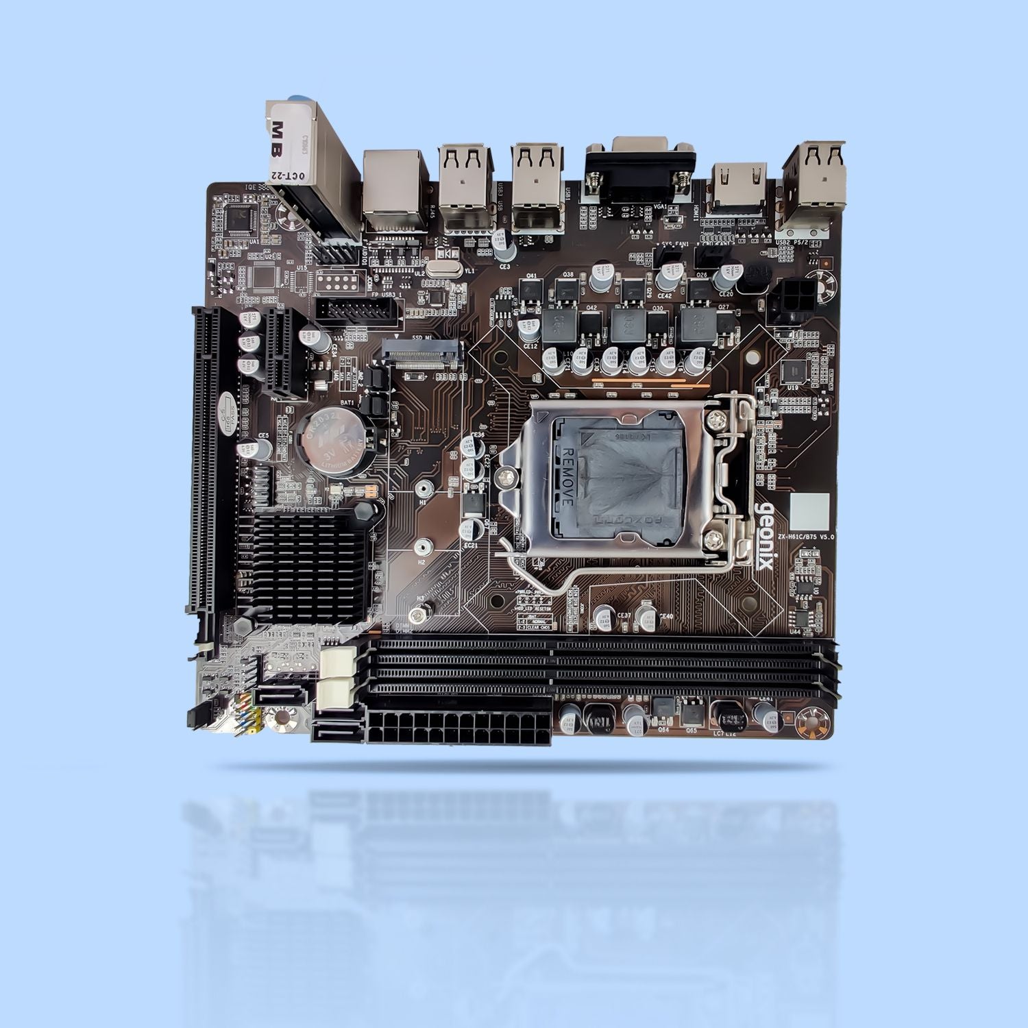 H61 D3 Motherboard: 16GB RAM, HDMI & VGA – Geonix