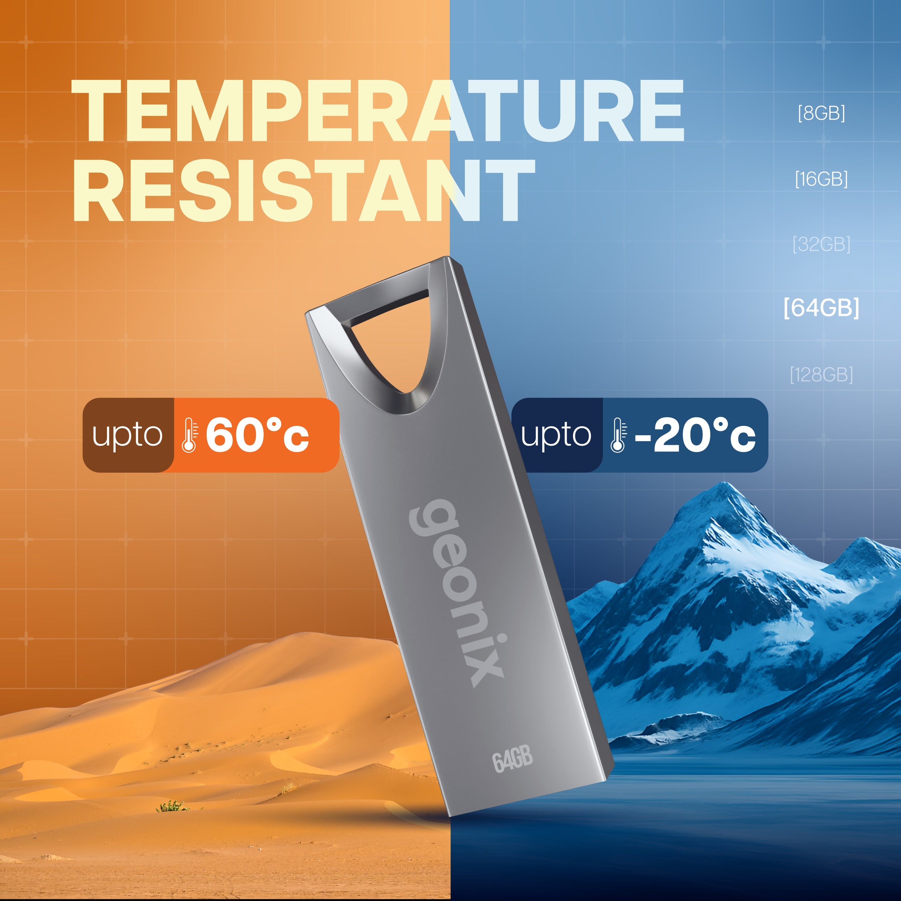 Geonix 64GB USB 2.0 Pendrive